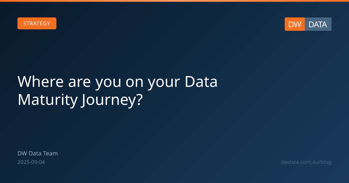 Where are you on your Data Maturity Journey? | DW Data